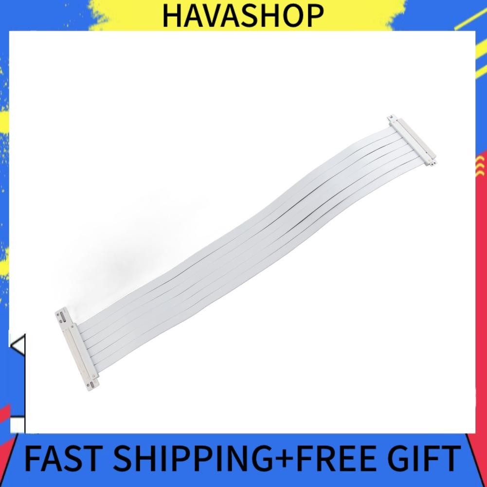 Havashop PCIE 3.0 X16 Riser Cable High Speed Flexible 90 Degree ...