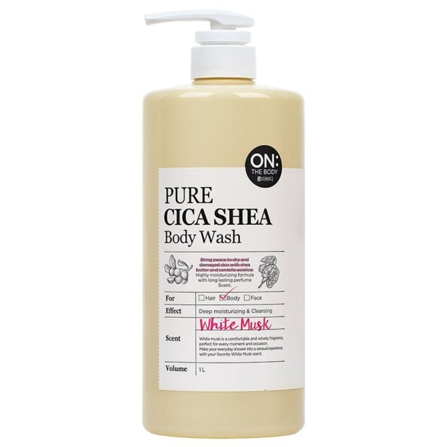 On the Pure Cica Shea White Musk body wash 1000ml(Body Wash & Soap ...
