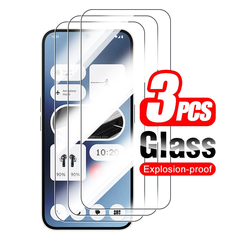 For Nothing Phone (2a) 5G Glass 3Pcs Tempered Glass Screen Protector For Nothing Phone 2 a 2a a2 ...