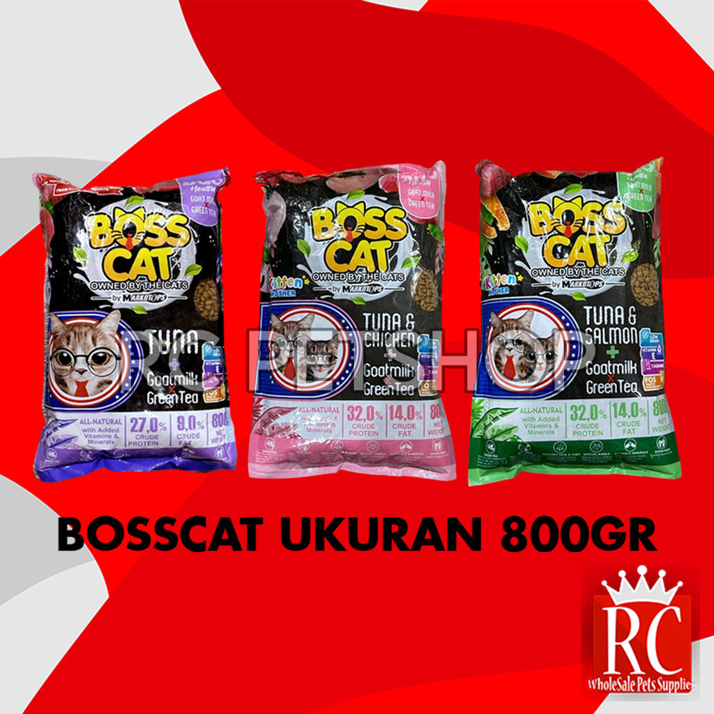 Boss Cat Food Adult Kitten 800 Gram Fresh Pack | Shopee Philippines