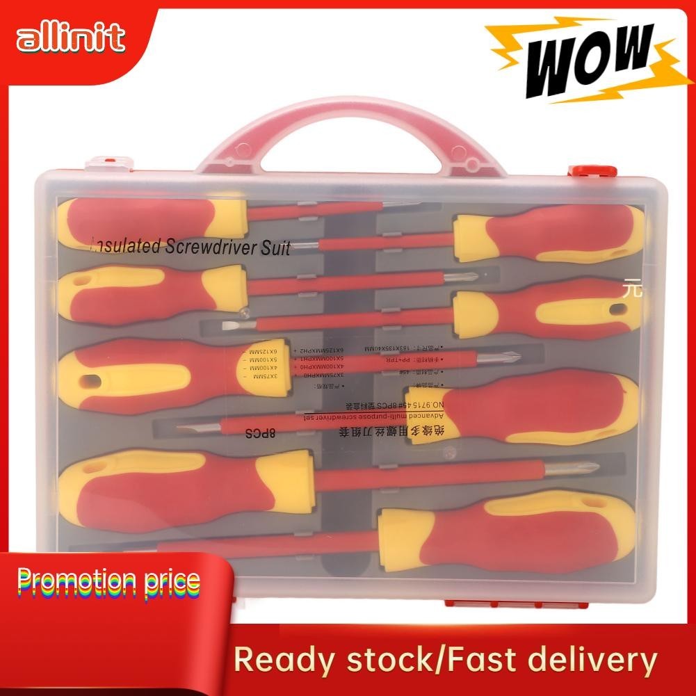 Allinit Screwdriver Assortment Kit Safe Operation 500V Voltage ...