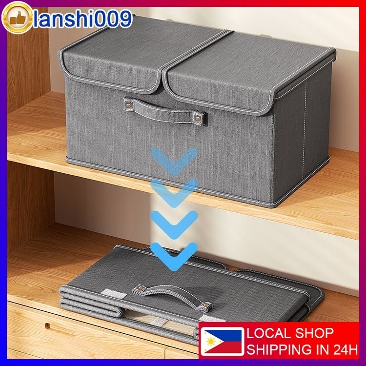 Large Multifunction Foldable Storage Box With Removable Drawer Storage ...