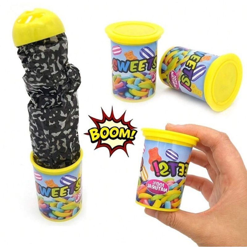 1PC prank toy/snake bucket/catapult bucket with screams/fun candy ...