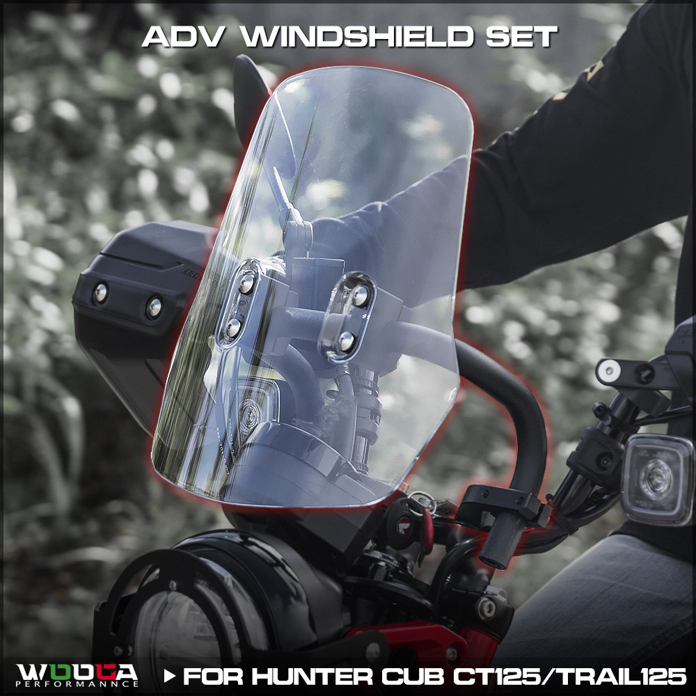 ADV Windshield Set For Honda Hunter Cub CT125 JA55 JA65 Trail125 2020 ...
