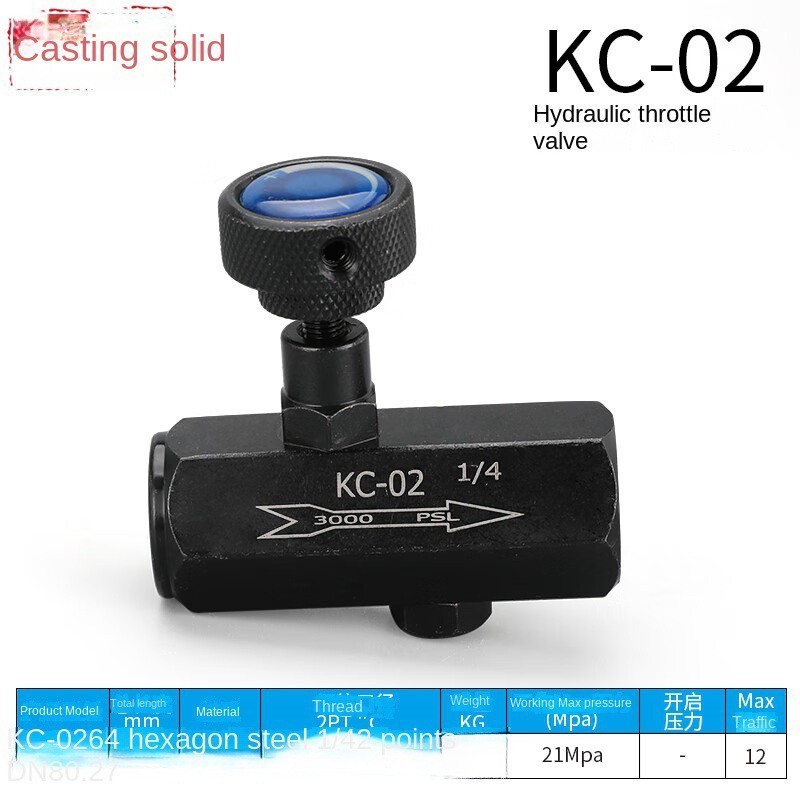 Casting Solid Hydraulic One-Way Valve CIT/KC Hydraulic One-Way Valve ...
