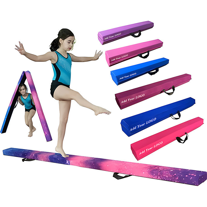 EVA Folding Balance Beam Soft Balance Beam for Kids Yoga Gymnastics ...