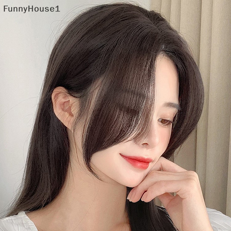 FH 3D Dragon Whisker Two Side Slightly Curled Middle Part Fake Bangs ...