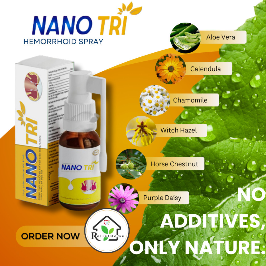 Nano Tri Hemorrhoids Spray 20ML for Almoranas | Shopee Philippines