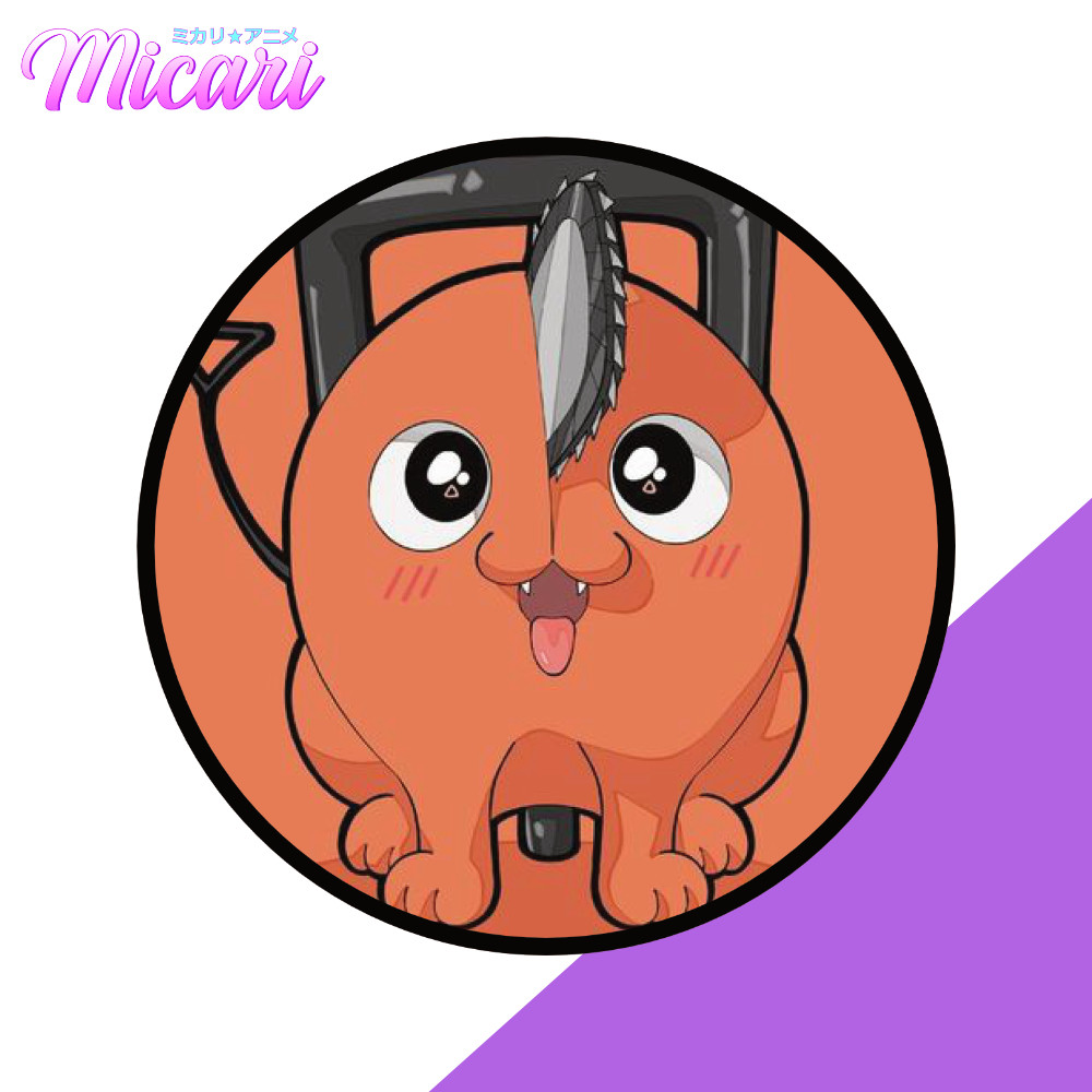 Micari Chainsaw Man Pochita 10cm Cylindrical Coaster Placemat for Cup ...