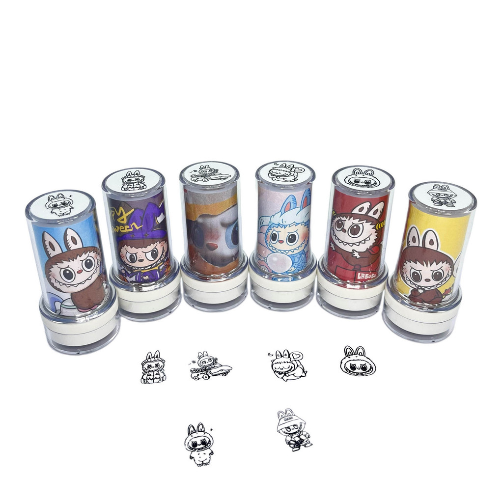 Labubu Seal Handbook labubu Cute Emoticon Pack Cartoon Funny Primary ...