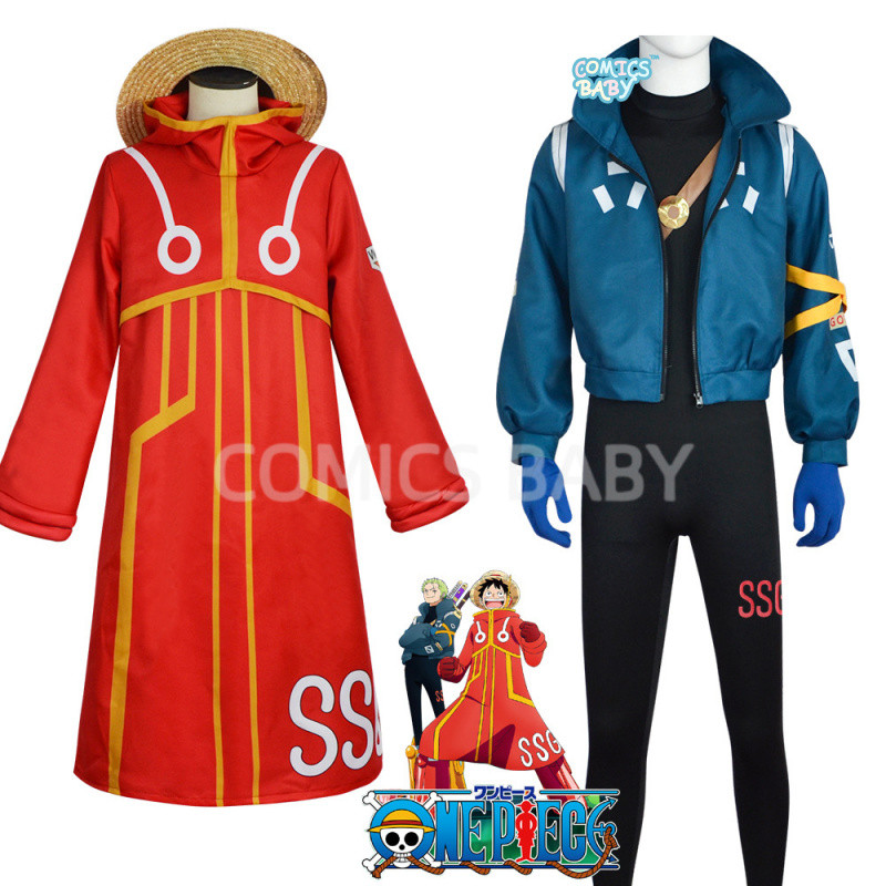 One Piece cosplay costume kids and adults Egghead Chapter Zoro Luffy ...