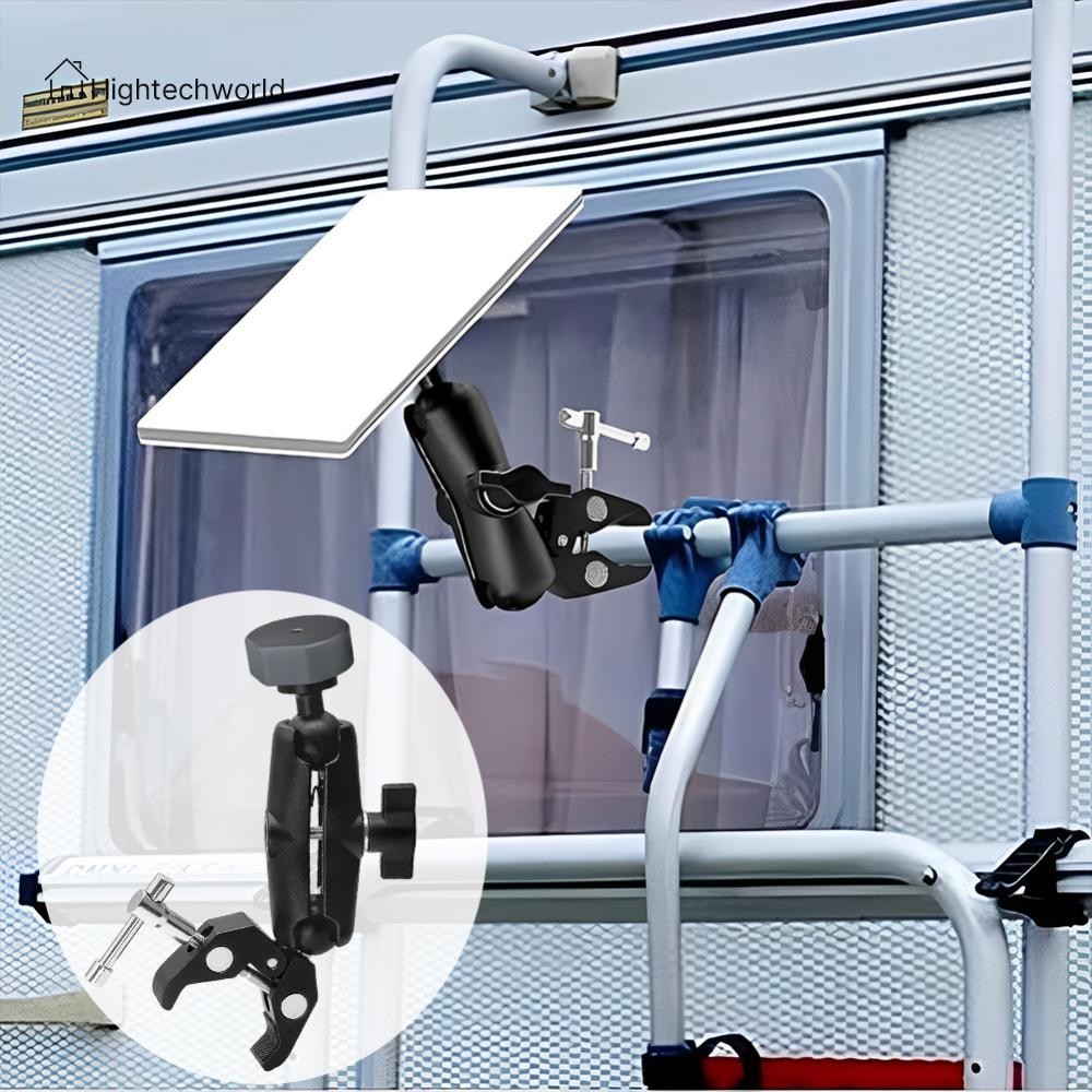 For Starlink Mini Clamp Bracket Kit Adjustable Pole Mount RV Mount for RV Ladders Roof Rack ...