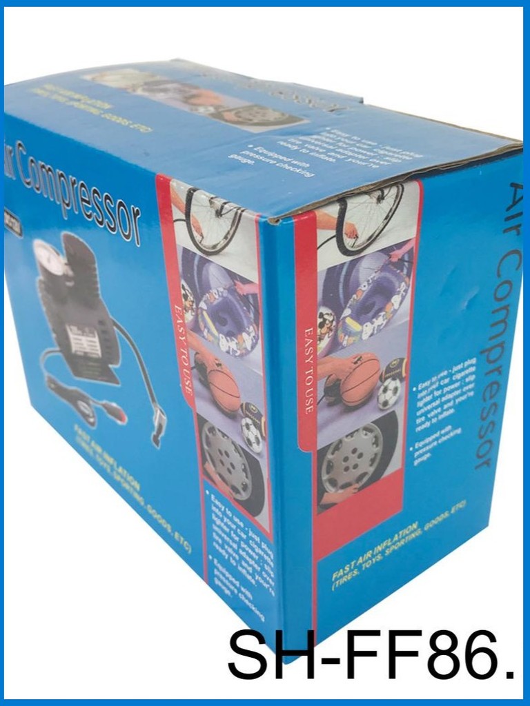 Fast Inflating Car Electric Compressor Pump Bike Air Bed Balloon ...