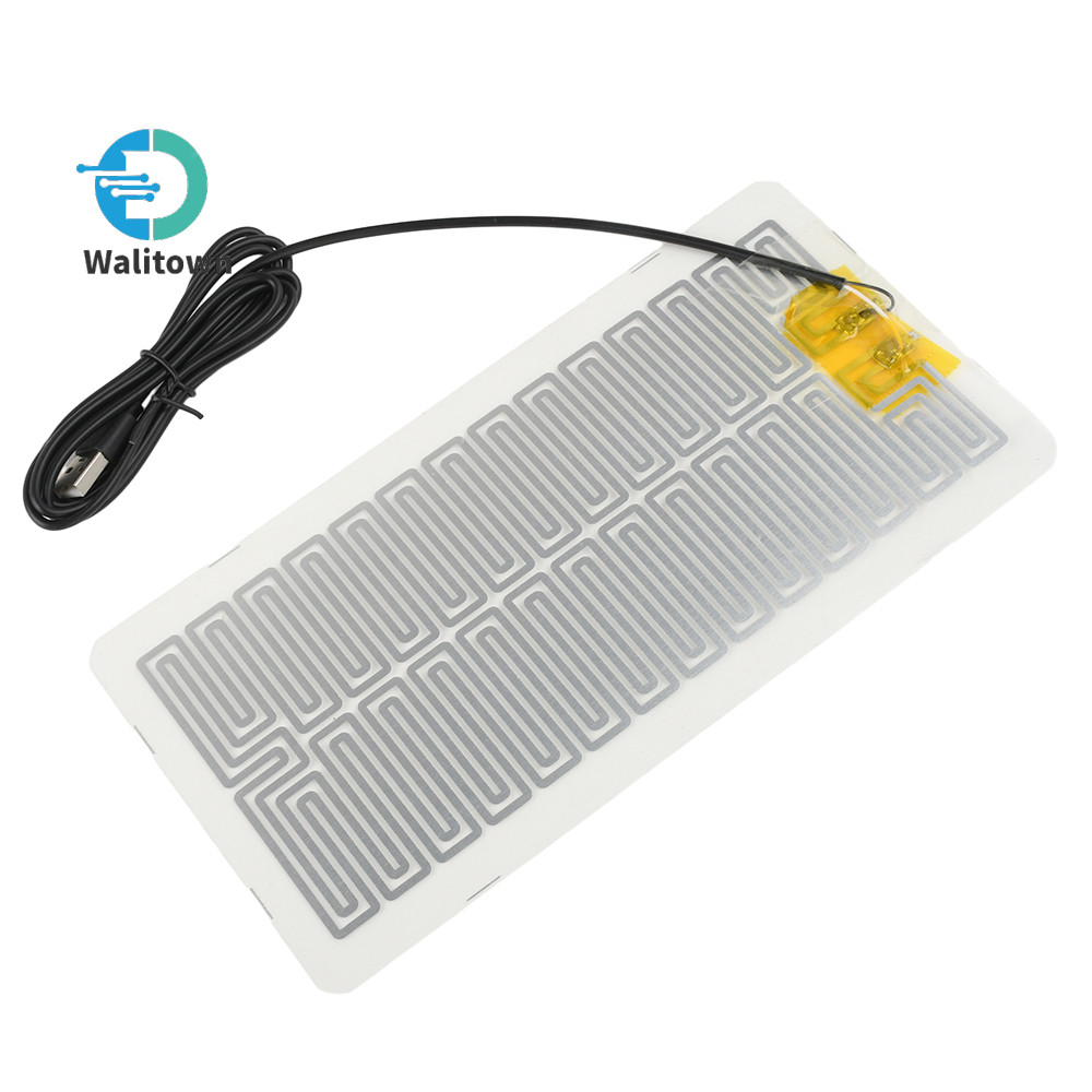 USB 5V Heating Pad Electric Heater Metal Heating Pad Plug and Play USB ...