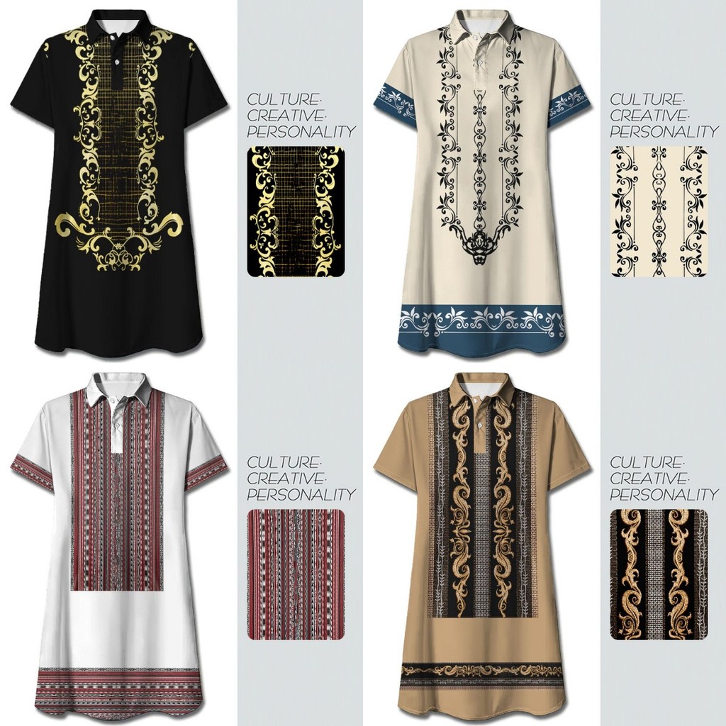 2025 Asean Attire For women Retro Women's Polo dress, Ethnic Style ...