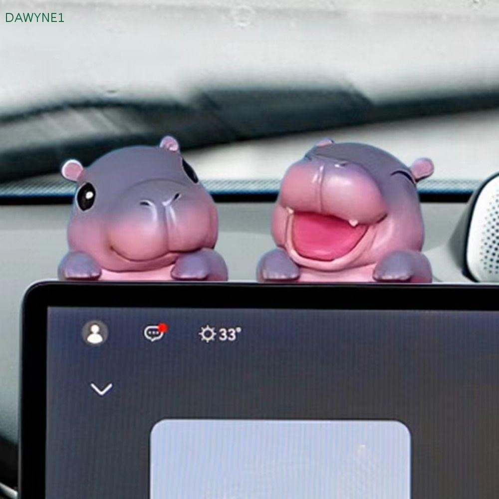 DWAYNE1 Computer Monitor Decor, 3D Desk Toy Navigator Screen Moo Deng ...