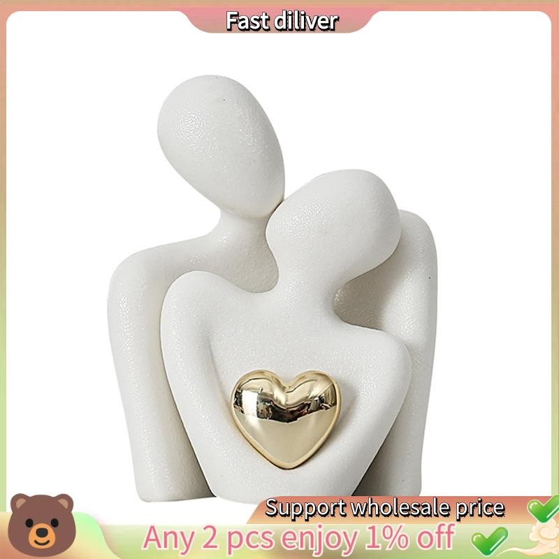 In stock-Mini Abstract Sculpture Tv Stand Decor Knick Knacks Couples ...