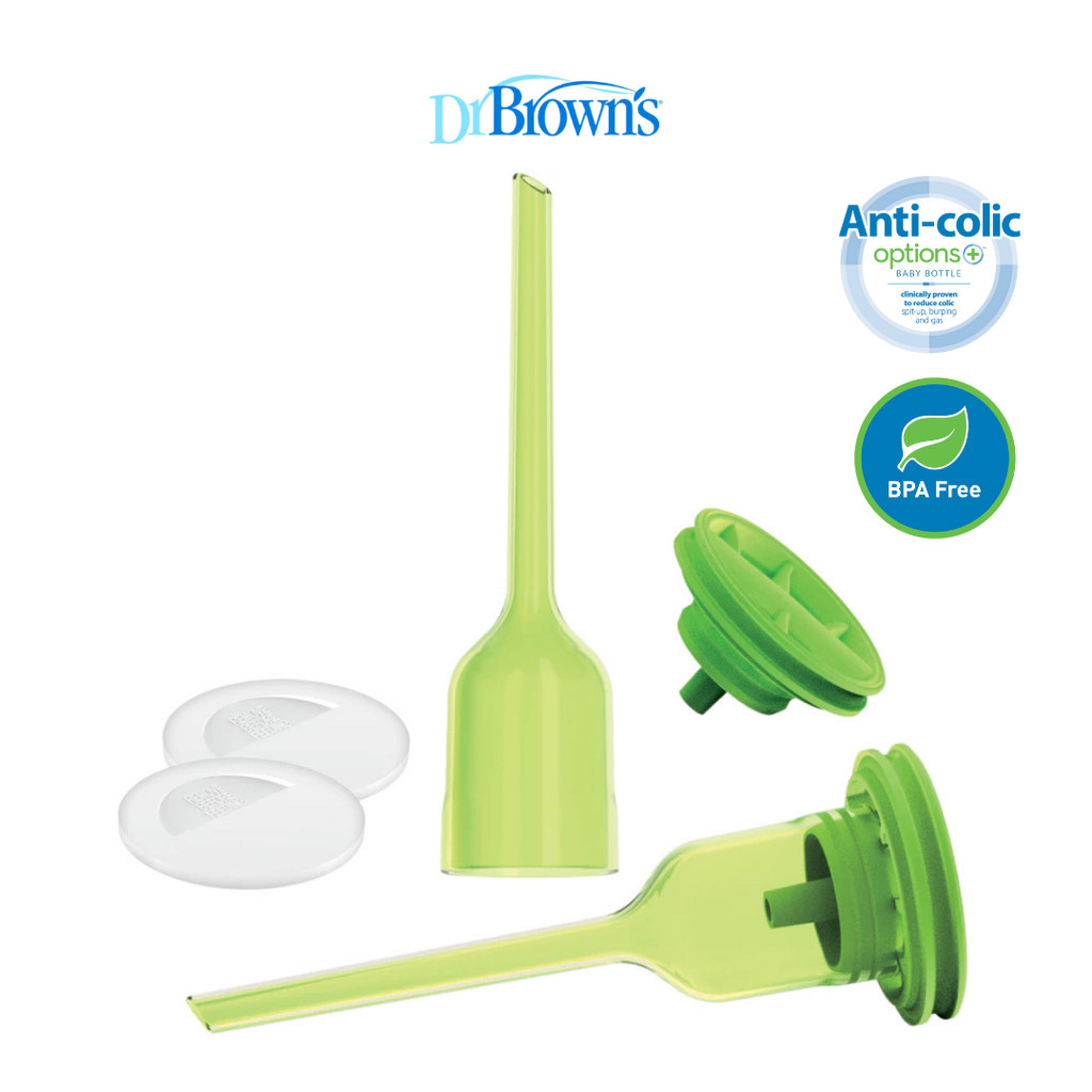 Dr Brown's Options+ Baby Bottle Replacement Vent Kit (2 Reservoirs, 2 ...