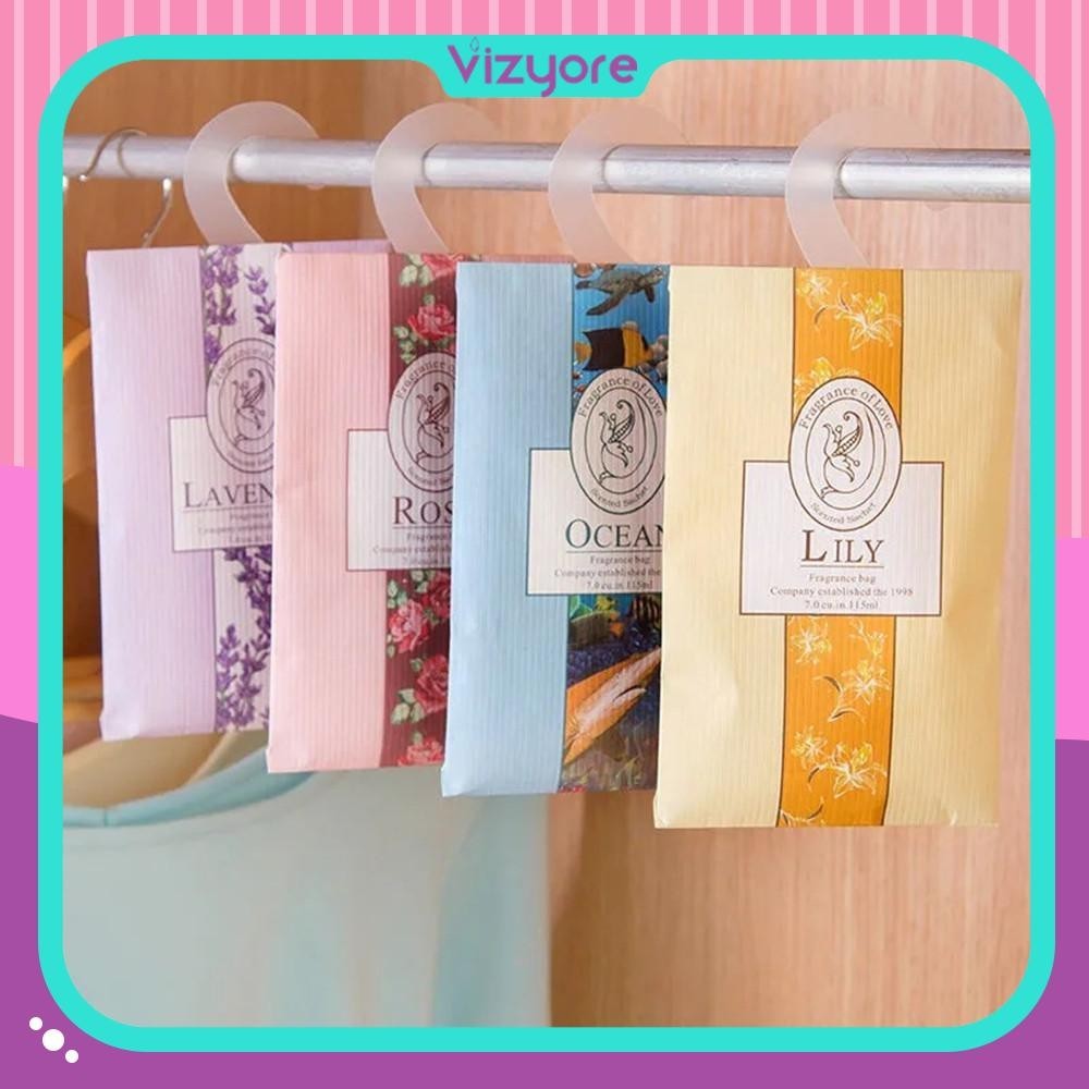 【Vizyore】 Higher Closet Fragrance Bag Air Freshener Hanging Incense bag ...