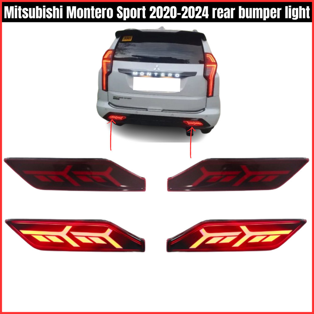 Montero Sports 2020 to 2024 Led Rear bumper Light with Scanning Type ...