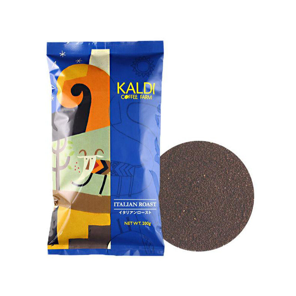 Kaldi Roasted Coffee Italian Roast Medium Ground Coffee Powder 200g ...