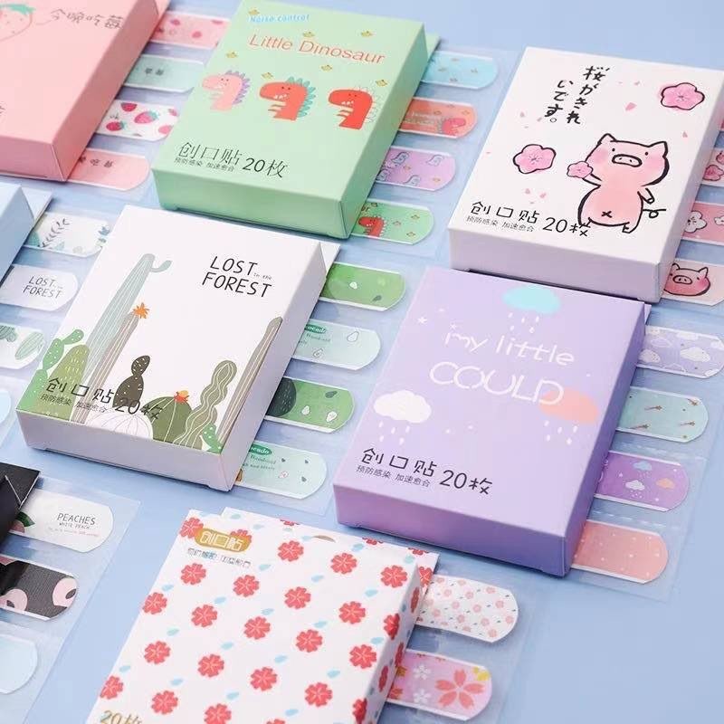 Cartoon Cute Band Aid for Kids First Aid Emergency Cute Bandage Sticker ...