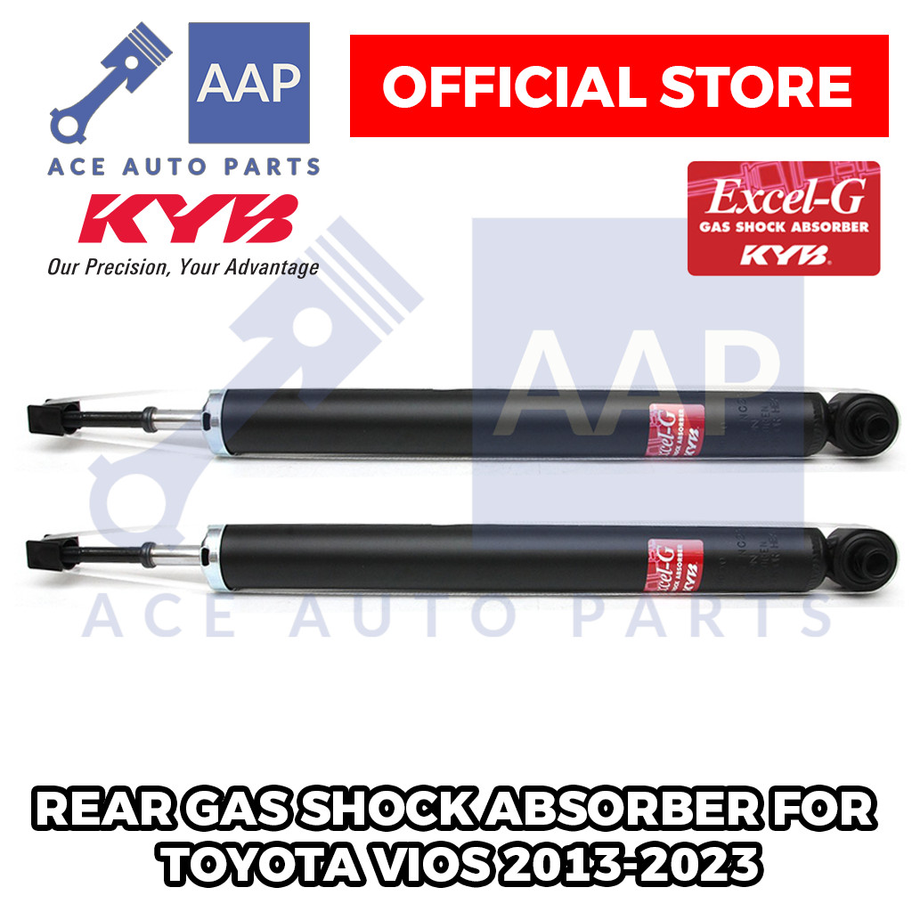 KYB Rear Shock Absorber for Toyota Vios 2013-2023 KYB Gas Excel-G ...