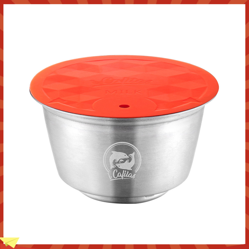 GH| Reusable Stainless Steel Milk Foam Coffee Capsule Filter for ...
