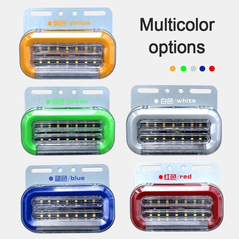 1pc 24V LED Truck Side Lights External Lights Signal Indicator Lamps ...