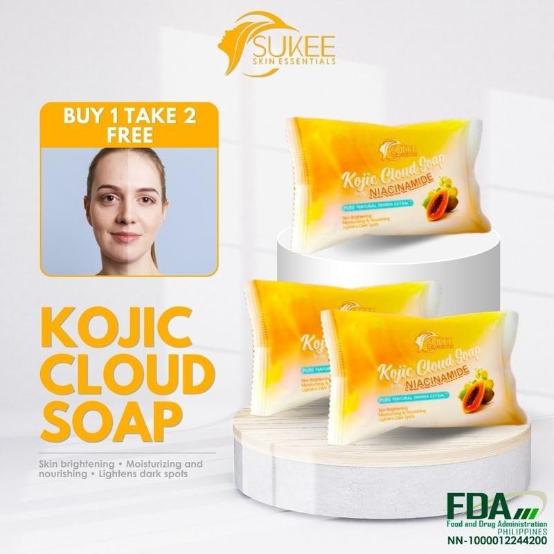 Sukee Kojic Acid & Papaya Whitening Soap | Dark Spot Remover | Gentle ...