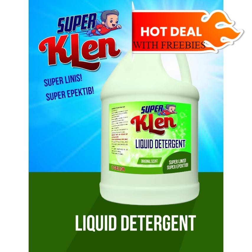 LIQUID LAUNDRY DETERGENT LLD 1 GALLON (With Freebie Clothespin 6pcs ...