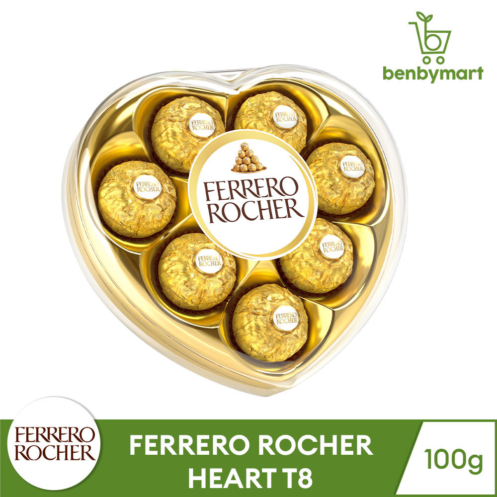 Ferrero Rocher T8 Heart 100g Chocolate | Shopee Philippines