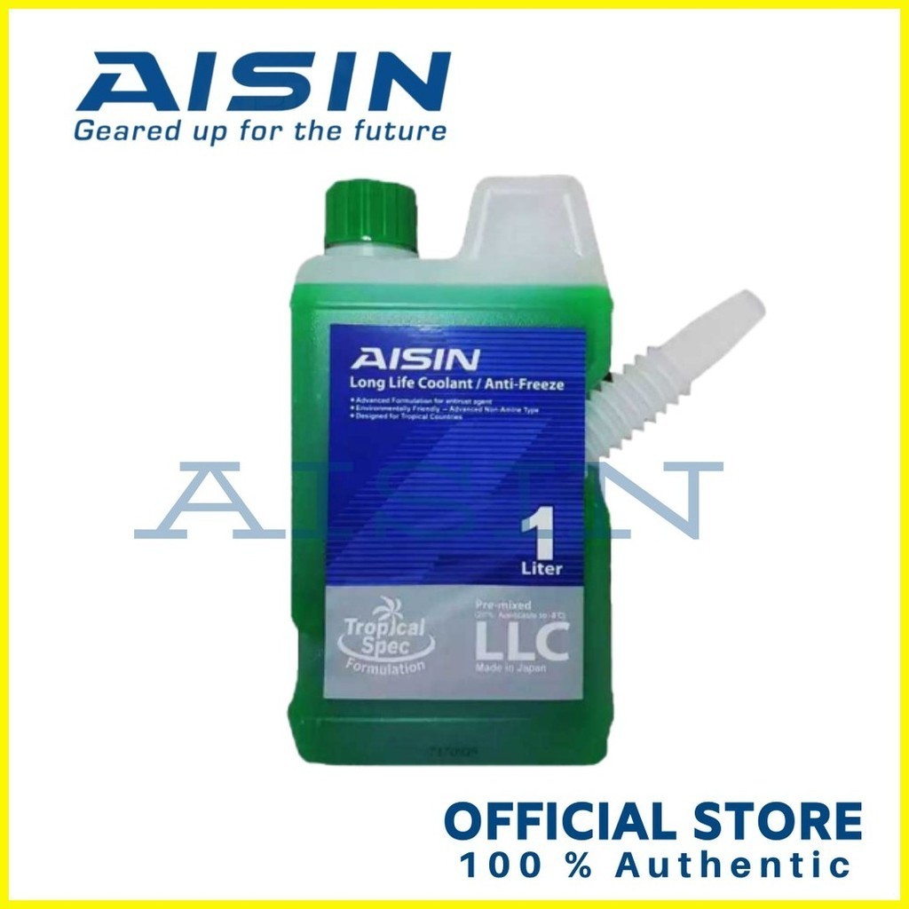 ♞Aisin LONG LIFE COOLANT (LCC) / ANTI FREEZE - 1 LITER (green) | Shopee ...