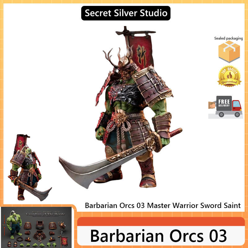 Secret Silver Studio 1/10 Warcraft Bone Orc 03 Master Samurai Sword ...