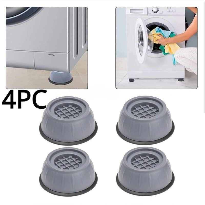 4Pcs/set Washing Machine Foot Mat Elevated Anti Slip Refrigerator Base ...