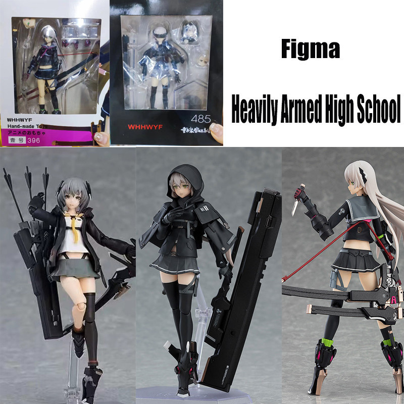 Figma Shi Neco Heavily Armed High School Action Figure Ichi #396 ...