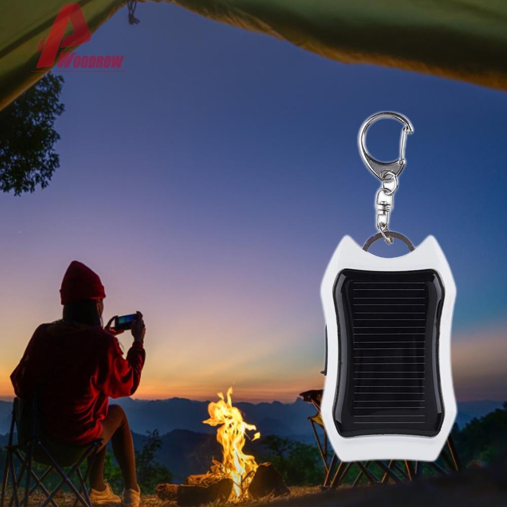 Keychain Mobile Power USB External Solar 950mAH Portable Charger for ...