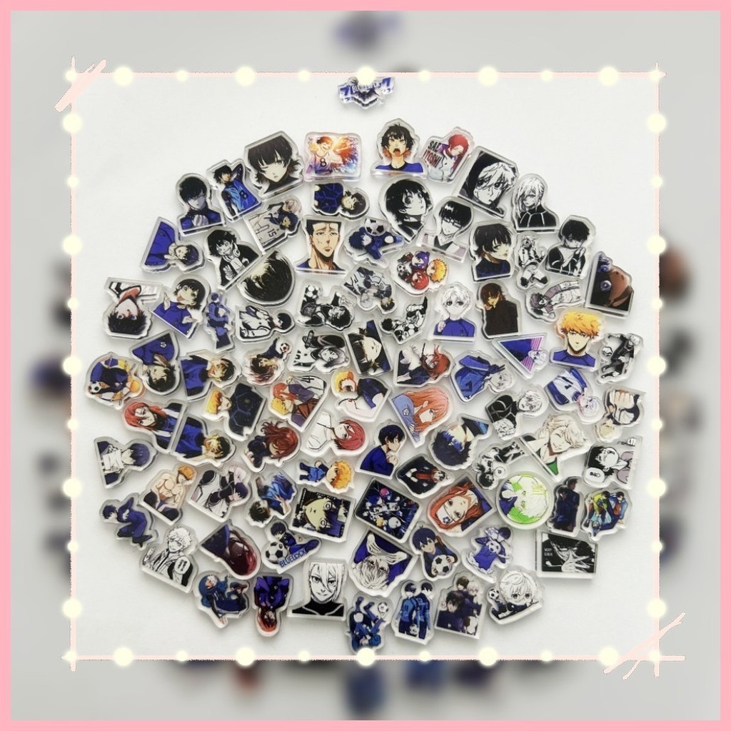 Blue Lock 2cm (50/100 Pieces) Isagi Yoichi Acrylic Sheet Bachira Meguru ...