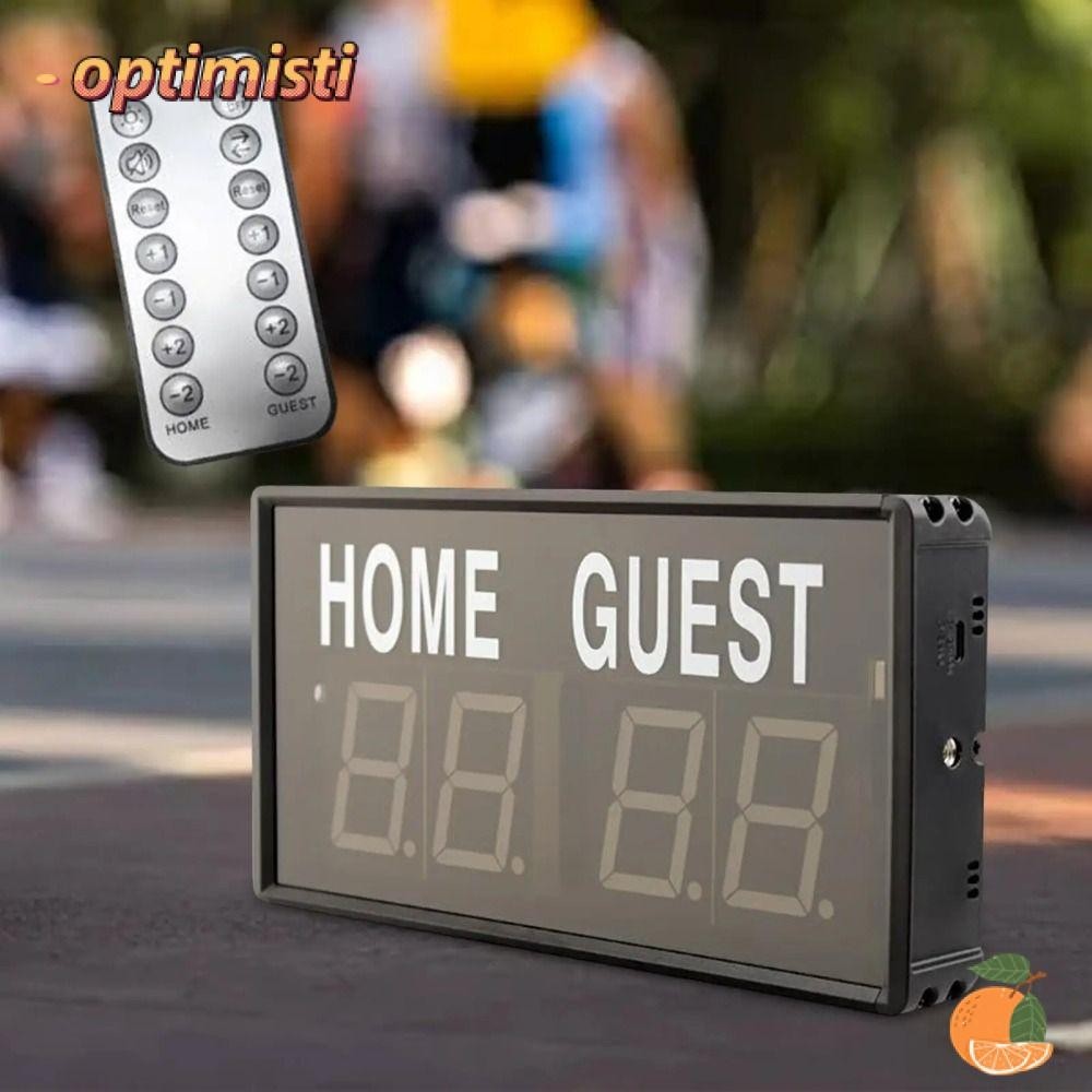 OPTIMISTI Digital Scoreboard, Portable Multiple Sports Electronic ...