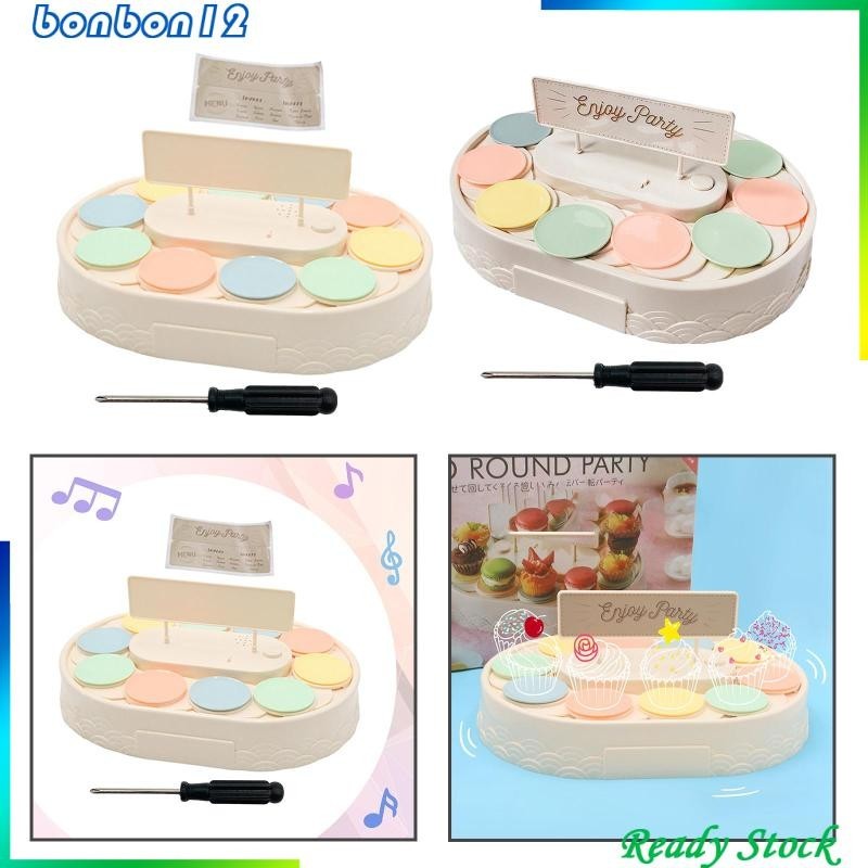 [BonBon] Automatic Rotating Plates Pastries Dessert Display Turntable ...