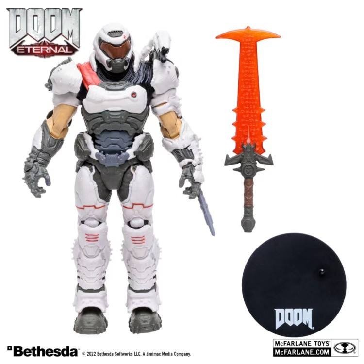McFarlane Doom White Armor DOOM Limited Ghost Maker Classic Green ...