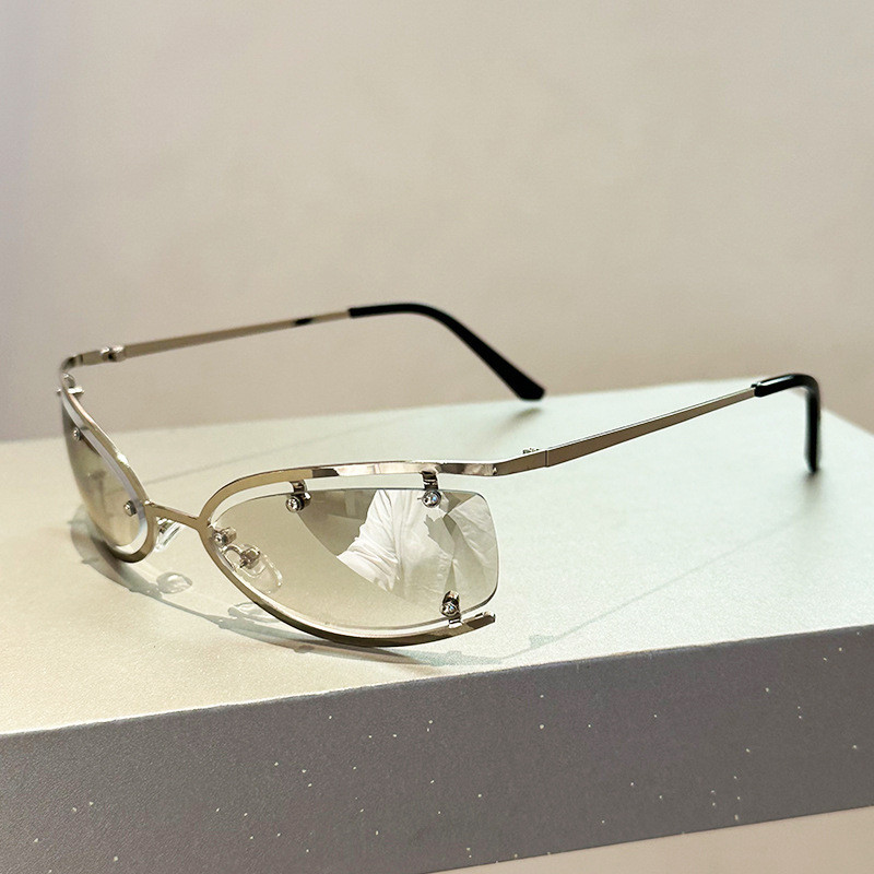 Sunglasses Women Korean Fashion Decoration Y2k Vintage Toad Glasses Ins ...