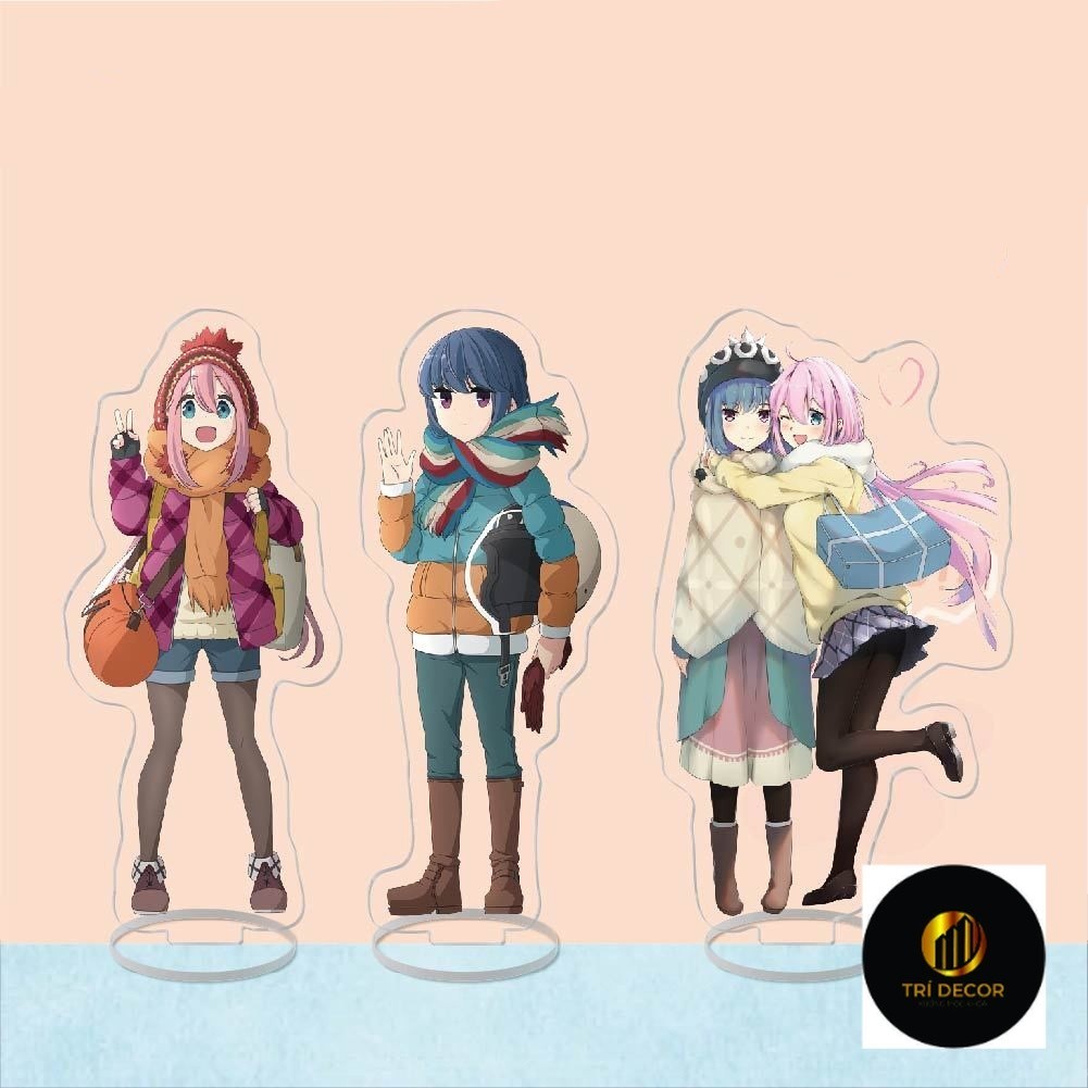 Standee Yuru Camp Relaxed picnic acrylic statue anime mica chibi ...