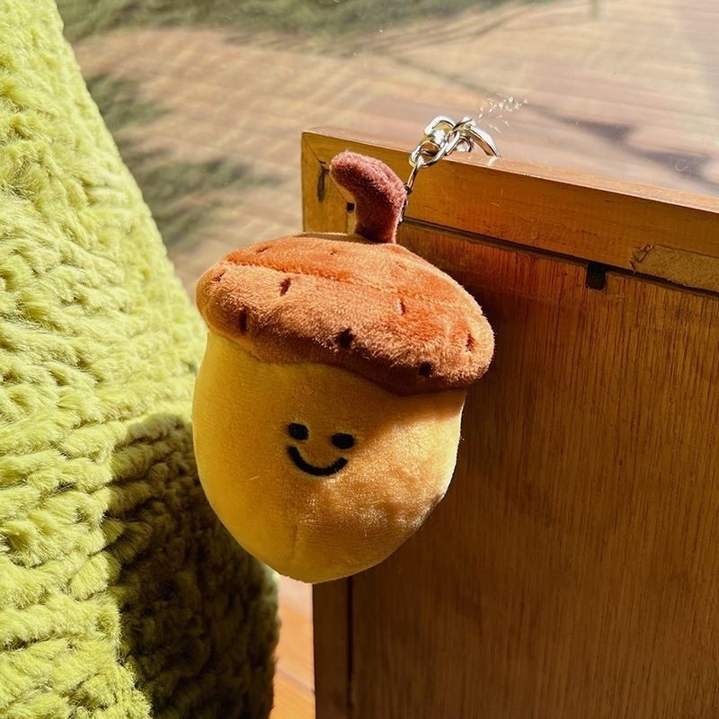 Nut Plush Pendant Keychain Men and Women Creativity Cute Cartoon Little ...