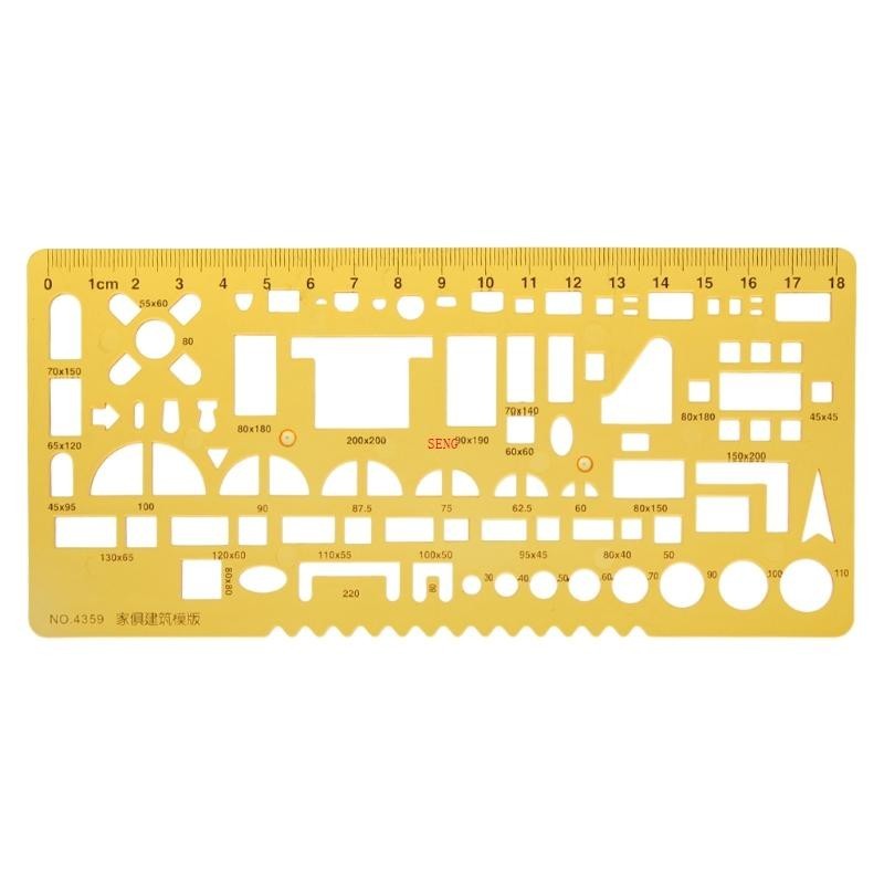 seng Furniture House Architecture Drainage Drawing Template Ruler ...