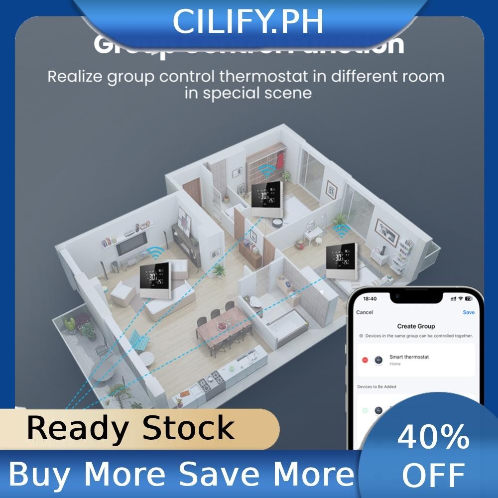 Wifi Central Air Conditioner Regulator App/Voice Controller Smart Tuya ...
