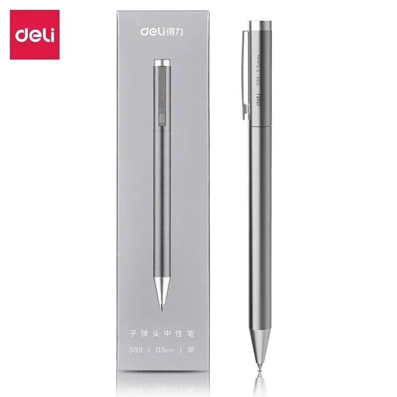 Deli Metal Sign Pen Gel Ink Pen 9.5mm Signing Stylo PREMEC Smooth ...