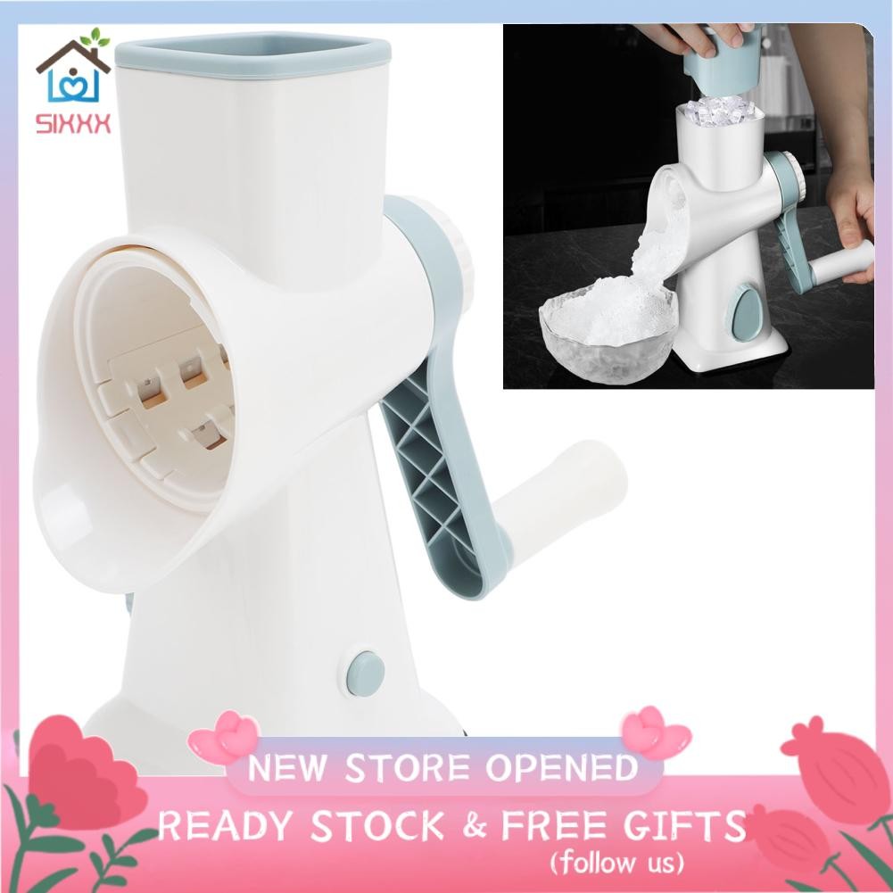 Sixxx Portable Ice Crusher Hand Crank Design Shaved Machine for Home ...