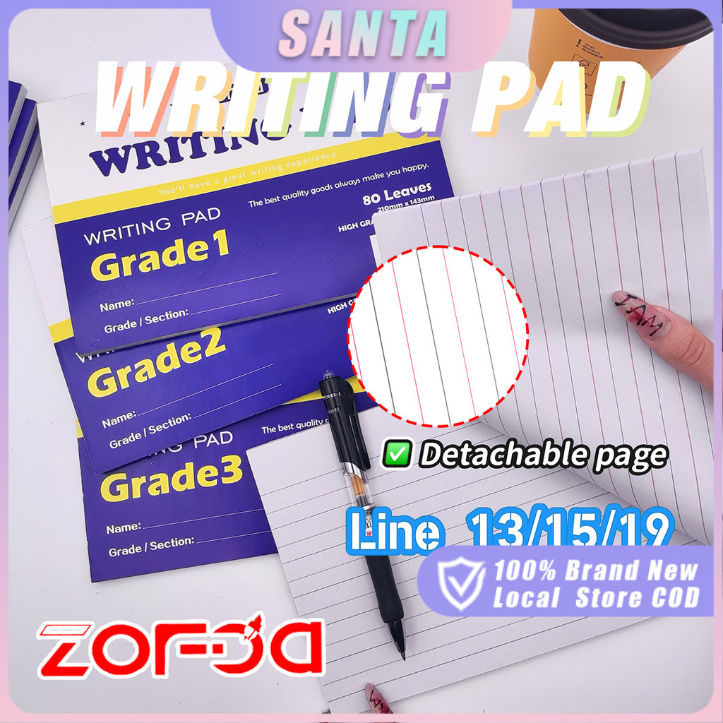 ZOFDA writing pad grade 1-4 school supplies set for elementary 80 ...