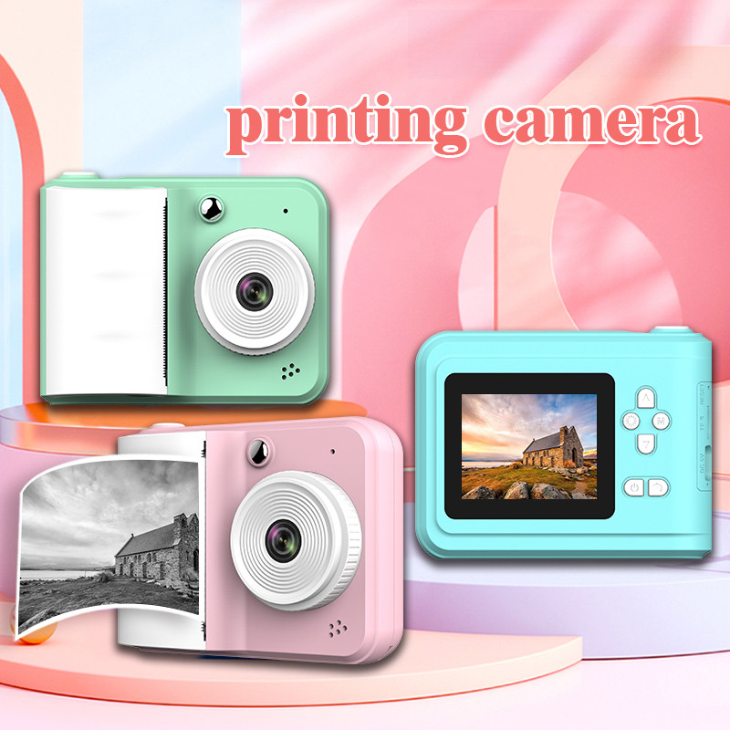 S7 Printing Camera with 2.4-inch IPS Screen Instant Printing Thermal ...